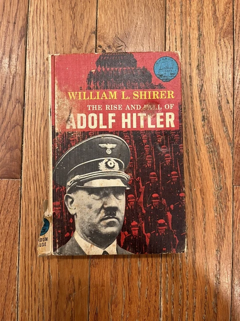 VINTAGE 60S RISE Fall Of Adolf Hitler Wlliam L. Shirer Hardcover Book ...