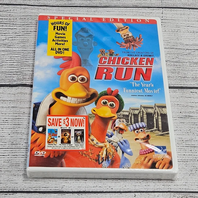 CHICKEN RUN (DVD, 2000, Special Edition ) New Factory Sealed £6.25 ...