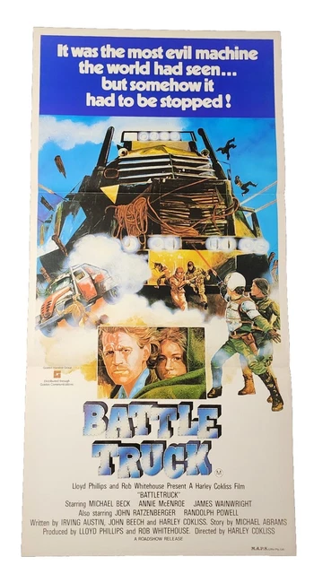 BATTLETRUCK DAYBILL ORIGINAL Australian Vintage Cinema Movie Poster £36 ...