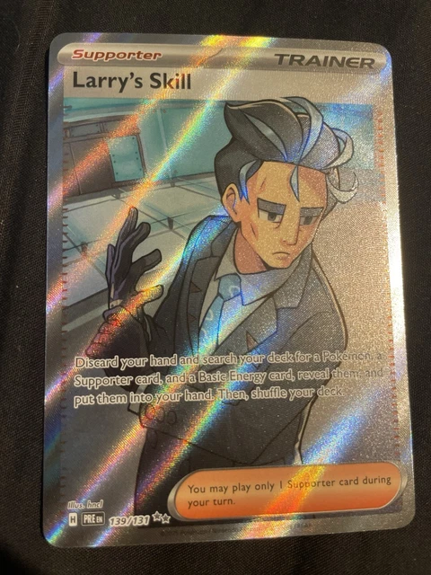 POKÉMON TCG PRISMATIC Evolutions Trainer Larry's Skill Full Art Card 139/131 £1.13 - PicClick UK