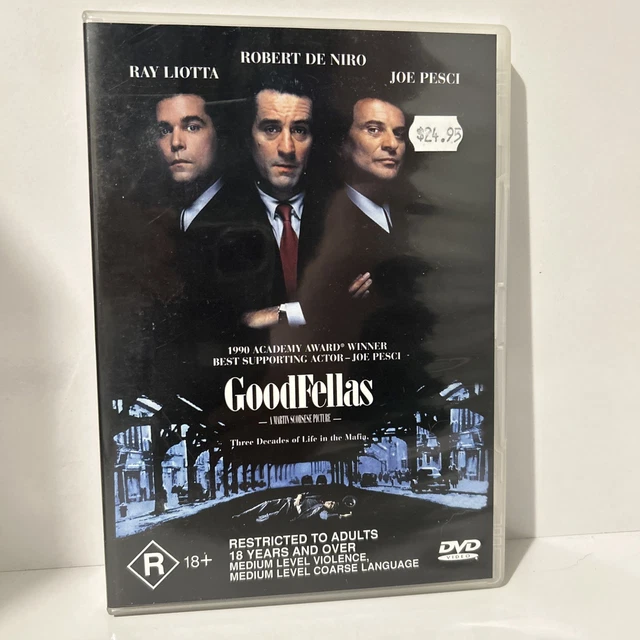 GOODFELLAS (DVD, 1990) R18+ Region 4 Free Postage $7.99 - PicClick AU