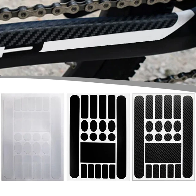 BIKE FRAME AND Chainstay Protection Stickers Effective Scratch ...