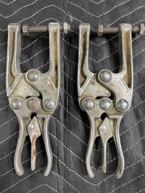 KNU-VISE P-1200 WELDING Aviation Aircraft Hand Locking Clamps - Pair Of ...