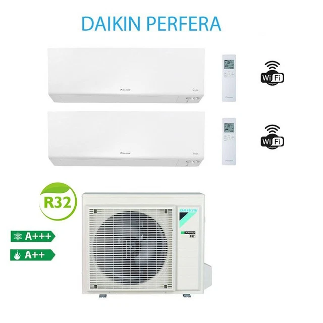 DAIKIN 2AMXM40M + ATXM25R + ATXM25R Condizionatore Climatizzatore Siesta Perfera EUR 2.032,87 ...