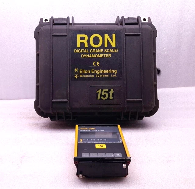 EILON ENGINEERING RON 2501 Wireless Crane Scale Dynamometer Max Load 15t EUR 1.618,20 - PicClick FR
