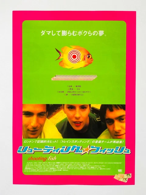 SHOOTING FISH 1997 Kate Beckinsale JAPAN CHIRASHI movie flyer mini poster EUR 8,13 - PicClick IT