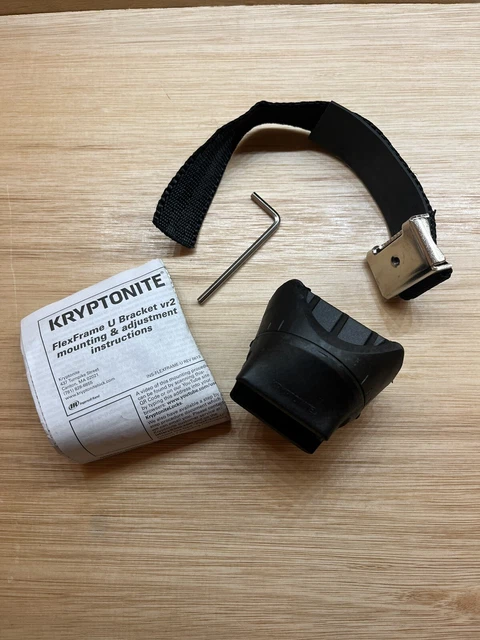 KRYPTONITE KRYPTOLOK FLEXFRAME-U D Lock Bracket Mounting Bike Lock Mount £10.99 - PicClick UK
