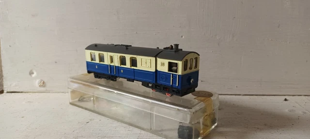 NARROW GAUGE HOE 009 Jouef Eggerbahn Railcar Railbus Blue White SPARES ...