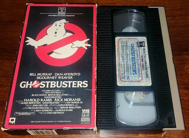 GHOSTBUSTERS VHS 1985 RCA/Columbia 1st Edition 1st Release TDK HS ...
