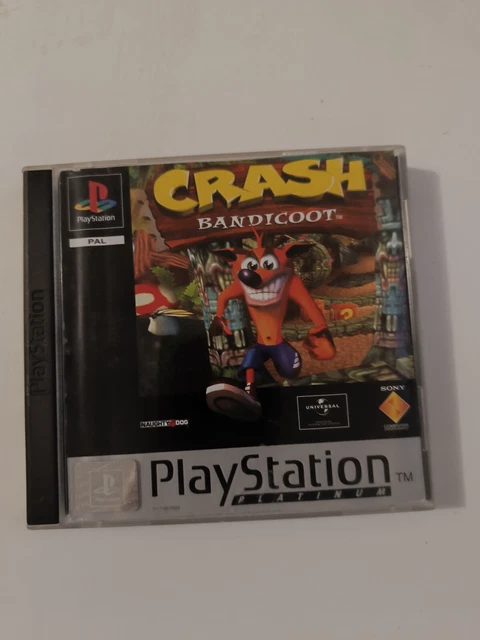 CRASH BANDICOOT 1 PS1 platinium Complete i EUR 34,95 - PicClick FR