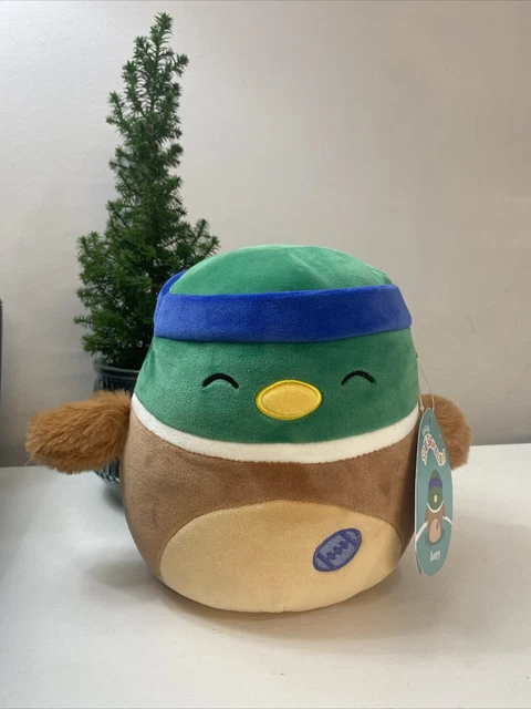ORIGINAL SQUISHMALLOWS AVERY Mallard Duck Rugby Player Squishy Plush ...