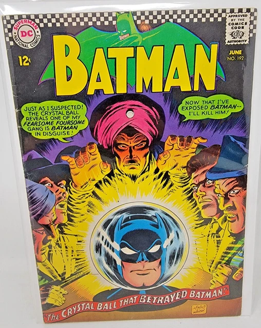 APPARENCE BATMAN #192 Dc Comics Johnny Witts *1967* 6.0 EUR 26,05 ...
