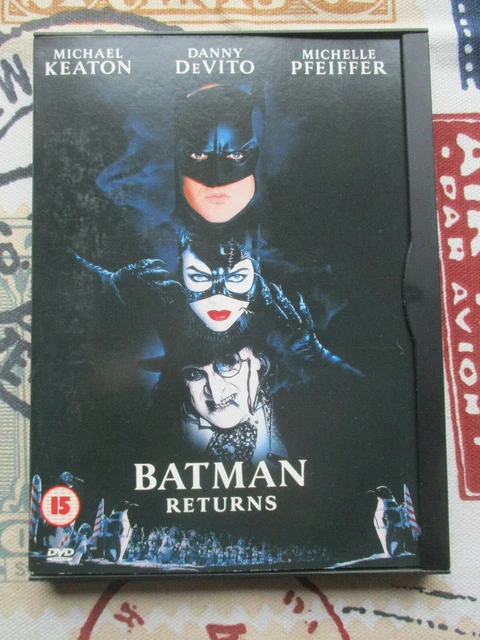 BATMAN RETURNS 1992 Film Starring Michael Keaton Dvd Region 2 Uk Pal £ ...