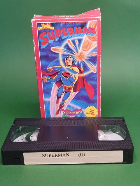VINTAGE VHS TAPE animated/cartoon SUPERMAN! $4.99 - PicClick AU
