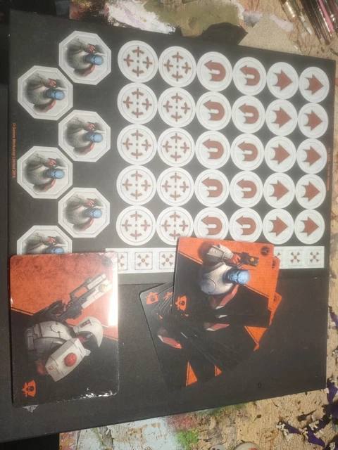 WARHAMMER 40K KILL Team Tau Advance Team Starpulse Tokens and Cards £5. ...
