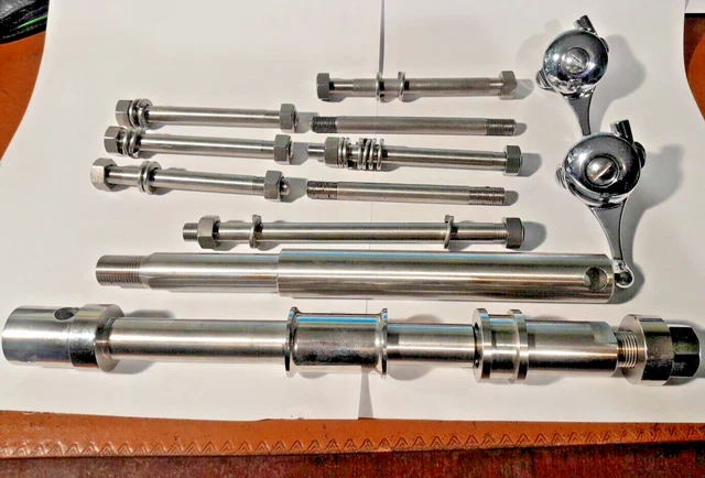 VINTAGE BSA GOLD Star A10 B31 New Polish Stainless Spindles Engine ...