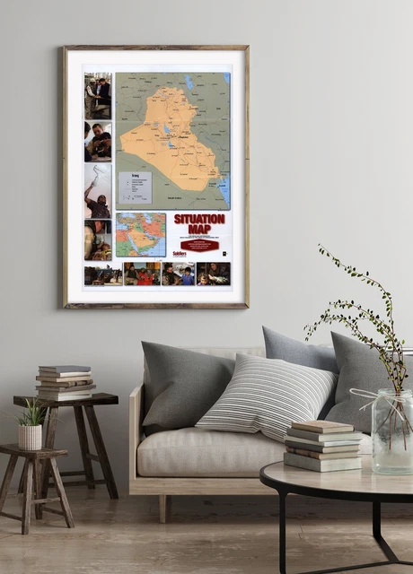 2004 MAP| IRAQ, situation map| Earth|Iraq|World Maps Map Size: 16 ...