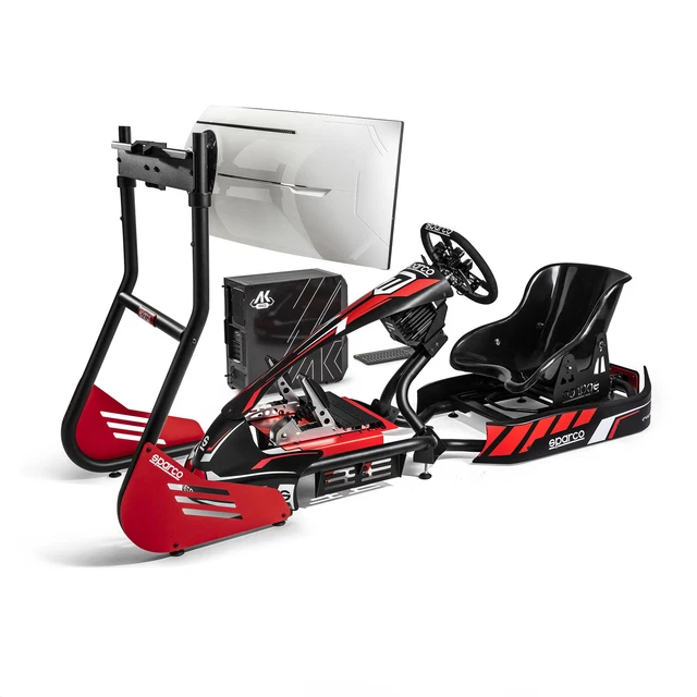 SPARCO GAMING EVOLVE KART PRO RIG II Karting Race Sim Simulator Package ...