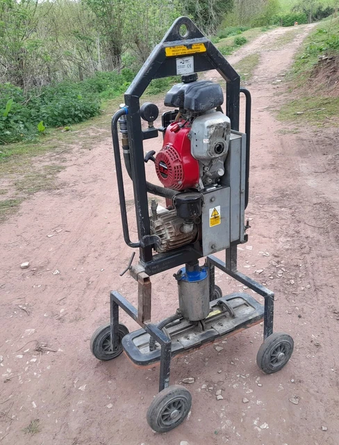 ALVAC KERB VACUUM Lifter 3HP Honda GX100 Engine 350KG Lift Telehandler ...
