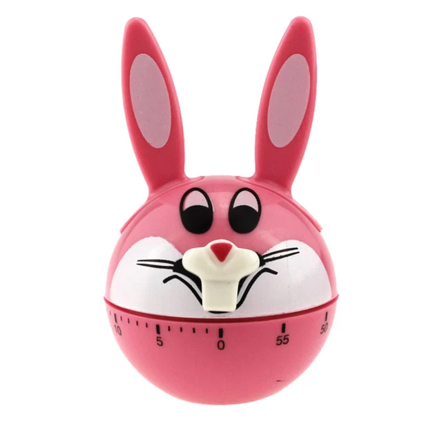 PLASTIC OUTSIDE METAL inside Rabbit Timer Kitchen Clock £10.28 ...