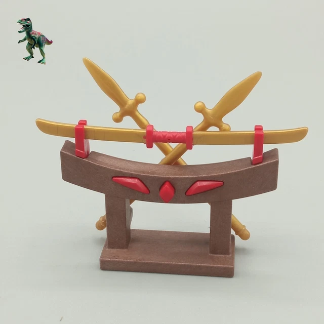PLAYMOBIL ARMERO KATANA Samurai Lanza Alabarda Novelmore Vintage ...