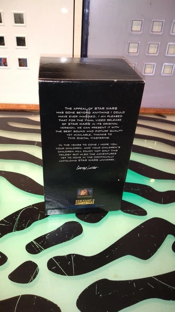 STAR WARS TRILOGY VHS THX Box Set 1995 Fullscreen Decent Condition $49. ...