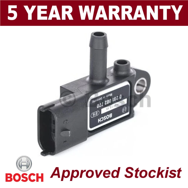 BOSCH DPF EXHAUST Pressure Sensor Diesel Particulate Filter MAP ...