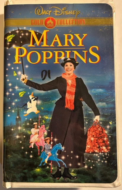 MARY POPPINS VHS - Walt Disney's - Classic Gold Edition £6.66 - PicClick UK