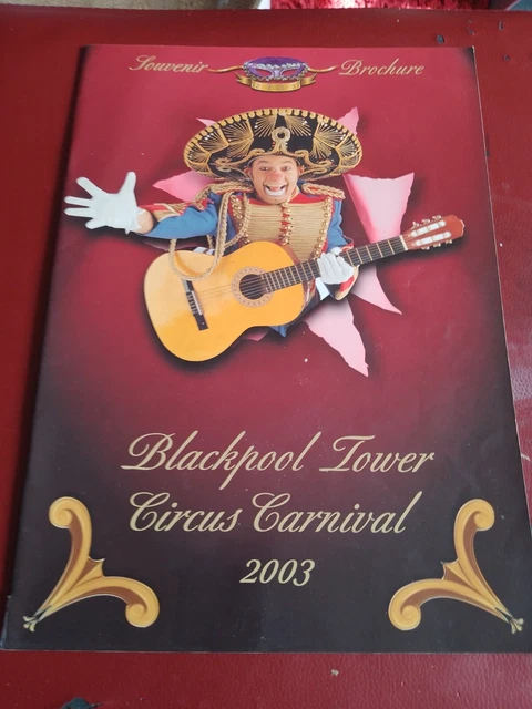 2003 BLACKPOOL TOWER Circus Programme Mooky The Clown £25.39 - PicClick UK