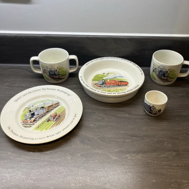 WEDGEWOOD THOMAS THE Tank Engine And Friends 5 piece set. £0.99 ...