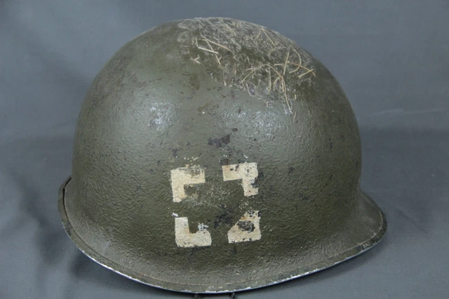 USA US WW II Helm M1 Stahlhelm Symbol 127 Airborne Symbol Zweiter ...