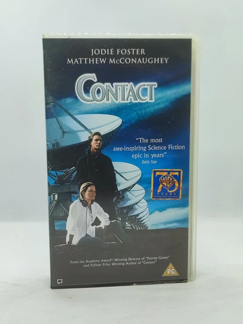 CONTACT, STARRING JODIE Foster On VHS Video Cassette Tape £7.99 ...