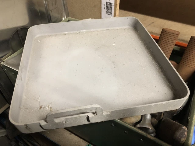 RARE BRITISH RAF Field Kitchen/ Oven Aluminium Square Roasting Tray Lid ...