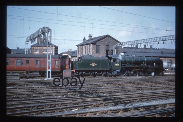 PICTORAIL 35MM SLIDE-EX LMS Royal Scot 46129 'The Scottish Horse' at ...