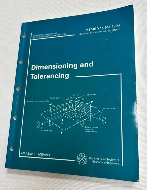 ASME Y14.5M-1994 STANDARD Dimensioning and Tolerancing Engineering ...