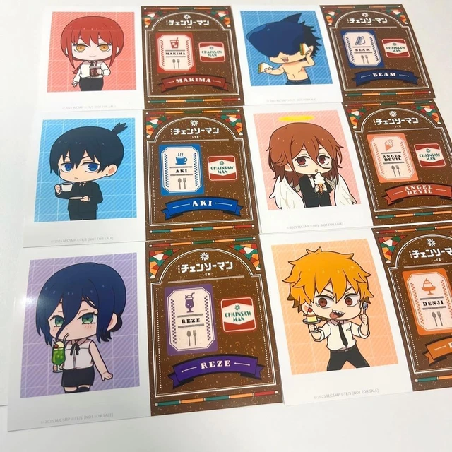 CHAINSAW MAN MOVIE Reze Arc Animate Point Prize Bromide Set 6pcs ...