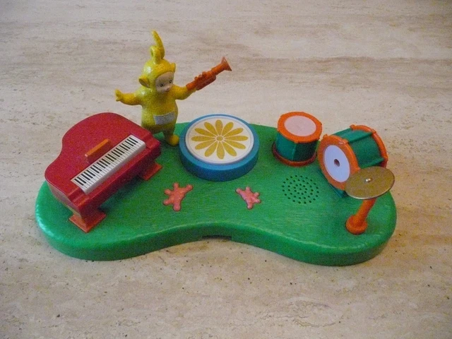 TELETUBBIES MUSICAL BAND Stand & Laa laa Figure Play set Sounds Doll ...