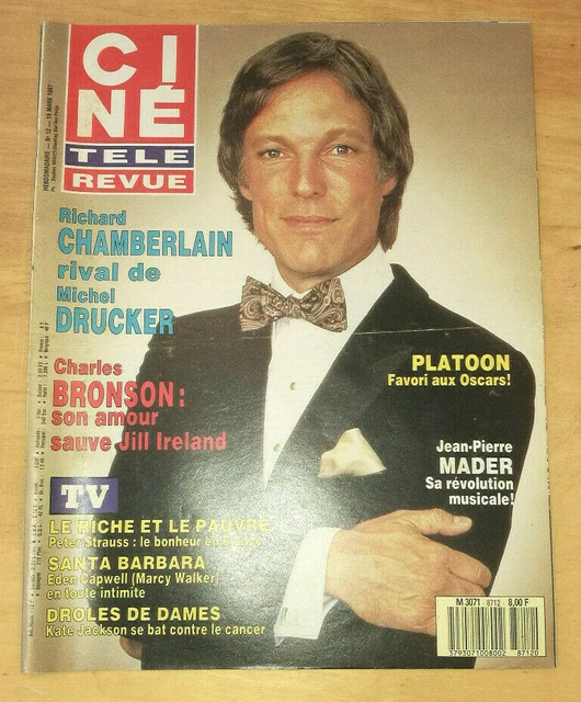 PROGRAMMES TV CINE Tele Revue N°12 19 Mars 1987 Richard Chamberlain ...