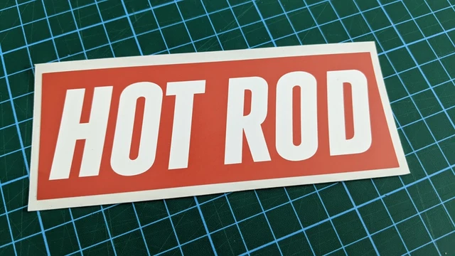 1950S HOT ROD Magazine Logo Sticker Decal £2.49 - PicClick UK