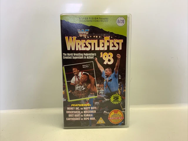 WWF WRESTLEFEST '93 VHS Original Silver Vision WWE WCW * £7.00 - PicClick UK