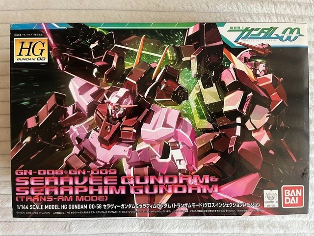 BANDAI HG 1/144 Seravee Gundam Trans-Am Model Kit Mobile Suit Gundam 00 ...