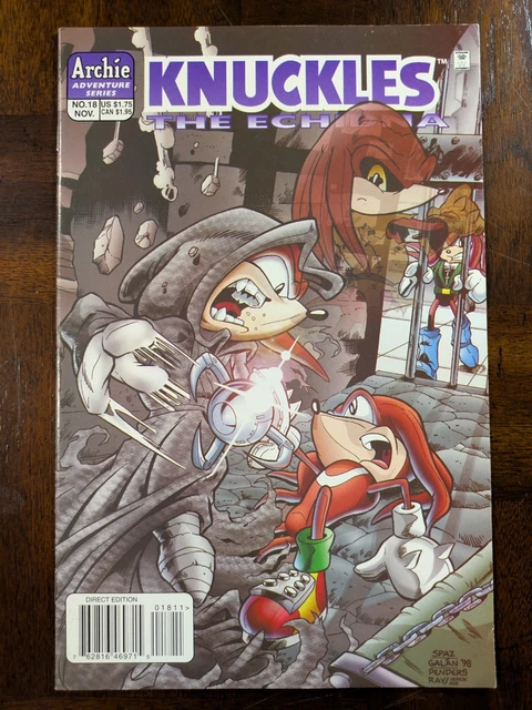 ARCHIE SONIC THE Hedgehog Knuckles The Echidna Comic Book Issue 18 ...