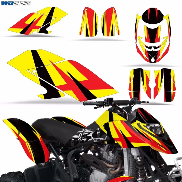 GRAPHISME KIT CANAM DS 650 Atv Quad Stickers Drapé Can-Am Accessoires ...