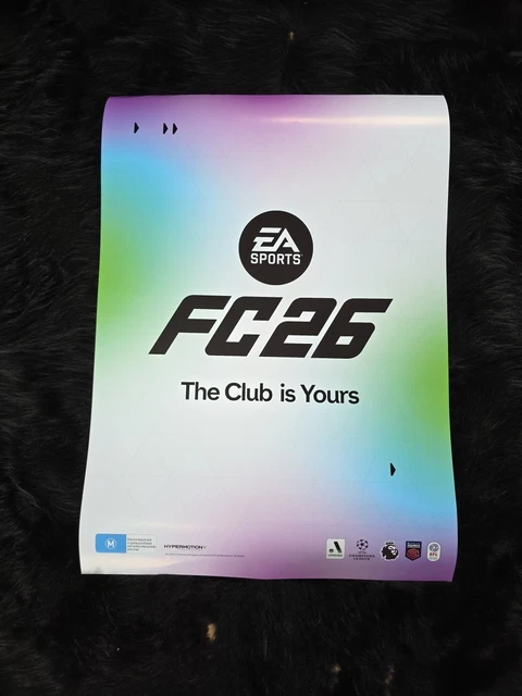 A1 EA SPORTS FC26 2026 - Double Sided Promo promotional Display POSTER ...