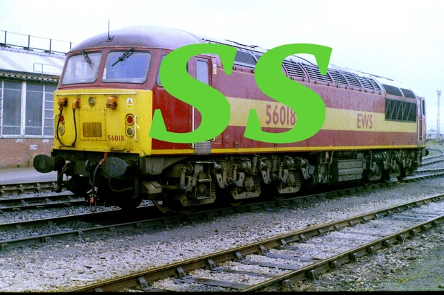UK RAILWAYS 35MM COLOUR NEGATIVE: 56018 at IMMINGHAM DEPOT 15-4-2000 £2 ...