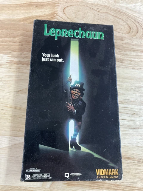 VINTAGE 1992 VIDMARK Leprechaun VHS First Movie Trimark Pictures ...