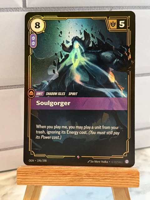 RIFTBOUND LEAGUE OF Legends- Soulgorger - Origins (OGN) 196/298 English £8.20 - PicClick UK