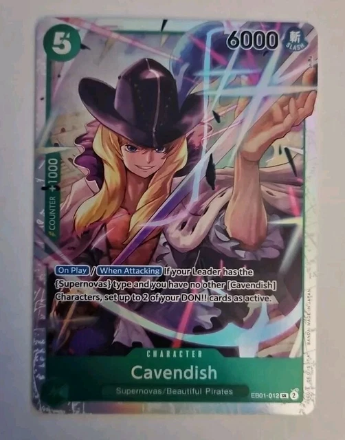 ONE PIECE CAVENDISH EB01-012 SR collection commémorative anglais EUR 5,52 - PicClick FR