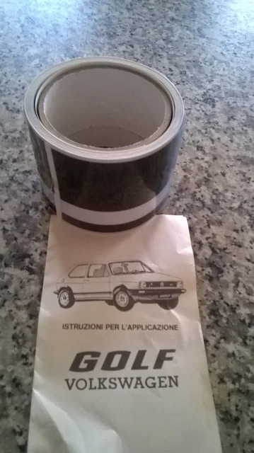 VOLKSWAGEN GOLF GTI - Mk1/ Kit Adesivi Laterali/ Lateral Stickers Set ...