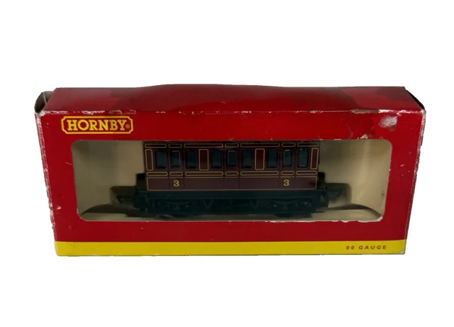 HORNBY R468 LMS 4 Wheel Coach 3rd Class Boxed Rolling Stock Model ...